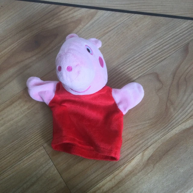 PEPPA PIG - Soft Plush Hand Puppet Toy - Peppa Pig VGC Story Time £3.70 ...