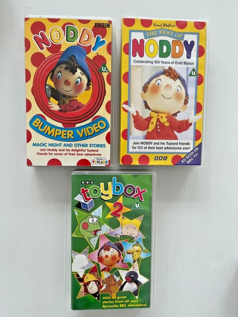 2 X NODDY BBC VHS VIDEO The Best of and Bumper Video + Toybox 2 £18.12 ...