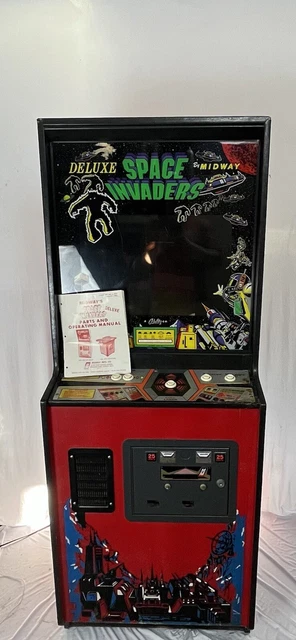 RARE VINTAGE SPACE Invaders Deluxe Edition Arcade Cabinet $2,500.00 ...
