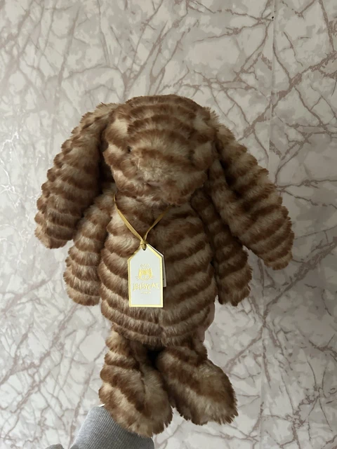 JELLYCAT LUXE JUNIPER Bashful Bunny - RARE - New with Tags £58.00 - PicClick UK