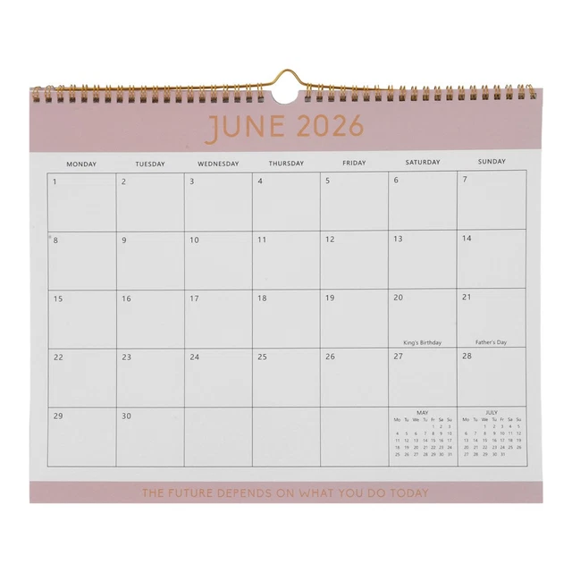 LARGE 18 MONTH Wall Planner 2026 2027 Monthly Calendar For Office ...