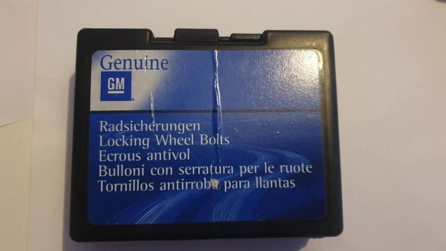 GENUINE VAUXHALL MOKKA ALLOY WHEEL LOCKING BOLT / Nuts GM#13331034 £30. ...