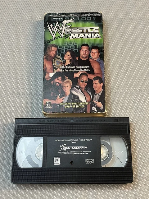 WWF WRESTLEMANIA 16 2000 (VHS, 2000) Wrestling WWE The Rock Triple H ...