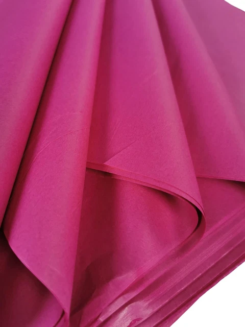FOGLI DI CARTA velina fucsia rosa brillante per confezionare 25 fogli ...