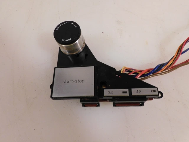 TECHNICS SL-1200 MK2 Turntable On/Off Speed Selector Start/Stop Switch ...