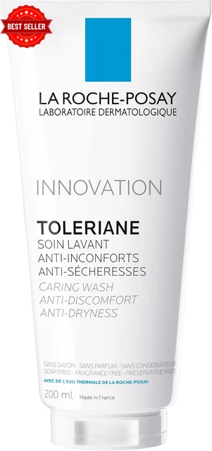 LA ROCHE-POSAY TOLERIANE Caring Wash Cleanser 200Ml - Gentle Face Wash ...