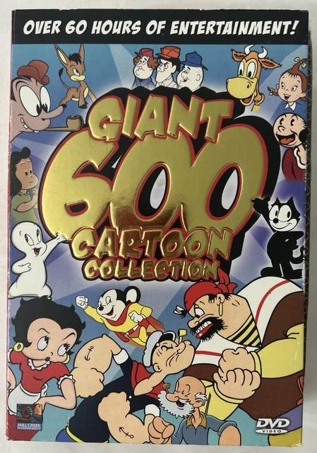 GIANT 600 CARTOON Collection (DVD, 2008, 12-Disc Set) $37.99 - PicClick CA