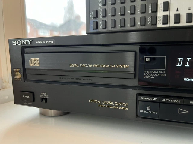 RARE SONY CDP-970 Compact Disc Player CD Mech KSS-210A (2 x PCM58P-1 ...