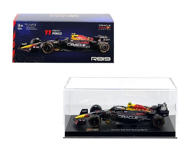1/43 BBURAGO F1 Red Bull Racing RB19 #11 Sergio Perez 2023 avec pilote ...