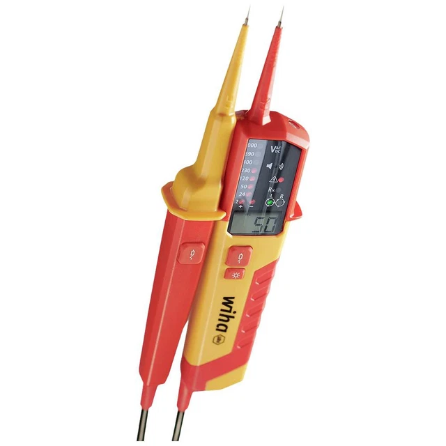 TESTEUR DE TENSION et de continuité Wiha 45217 CAT III 1000 V, CAT IV ...