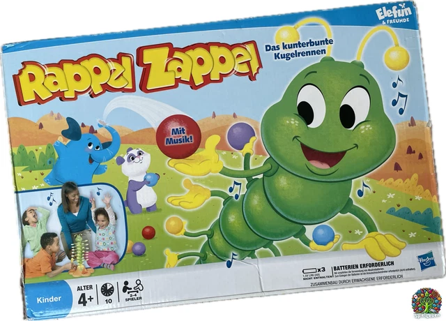 MB SPIELE HASBRO Rappel Zappel mit Musik Kinderspiel 2009 vollständig ...