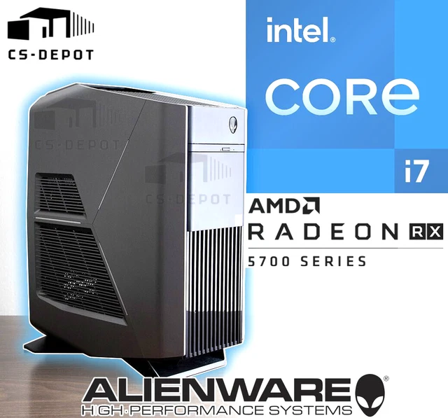ALIENWARE AURORA R7 Gaming PC i7-8700K RX580 32GB RAM 512GB SSD 1TB Win ...