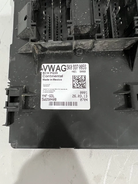 13-15 VW PASSAT Body Control Module BCM BCU 5K0 937 085 S $157.84 ...