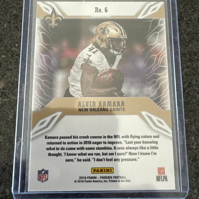 2018 PANINI PHOENIX Adrénaline Rush Color Burst Alvin Kamara #6 EUR 11 ...