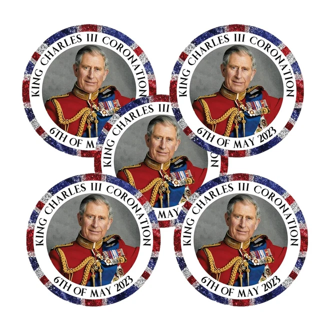 THE CORONATION OF King Charles III Sticker Commemorative Set £6.71 ...