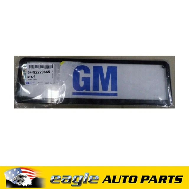 HOLDEN NSW NUMBER Plate Frame Kit Slim Line Front / Standard Rear ...