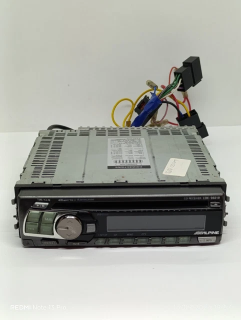 AUTORADIO ALPINE CDE-9821R vintage Youngtimer façade CD EUR 79,00 ...