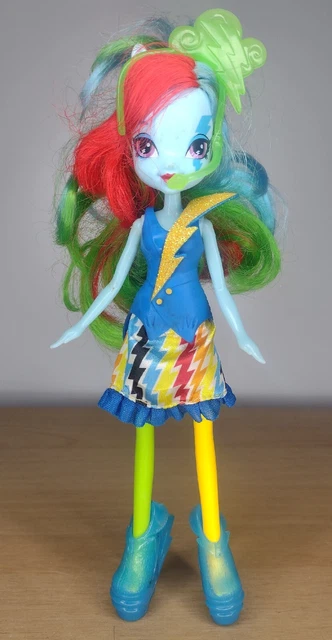 MY LITTLE PONY Equestria Girls Rainbow Rocks Rainbow Dash Fab Condition ...