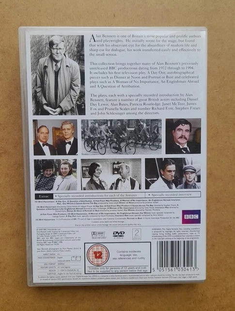 ALAN BENNETT AT The BBC - Tv Drama / Plays - 4 Disc DVD Set EUR 10,51 ...