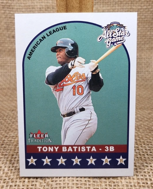 2002 FLEER TRADITION Update Tony Batista All Star Baseball Card U303 ...