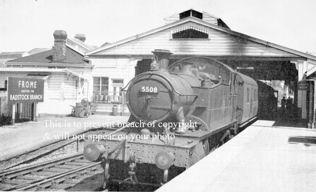 HISTORIC OLD PHOTO Of Steam Train At Frome Station Somerset £3.50 ...