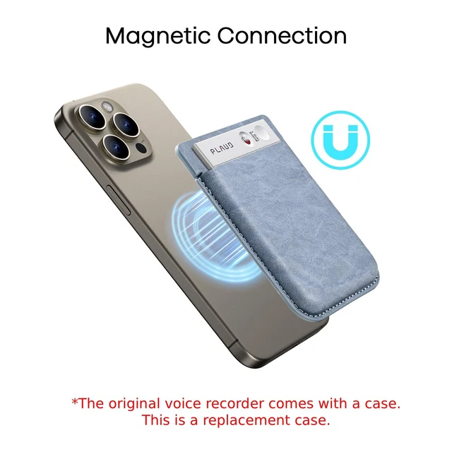 PLAUD NOTE AI Magnetic Leather Carrying Case - Voice Recorder Cover £26 ...