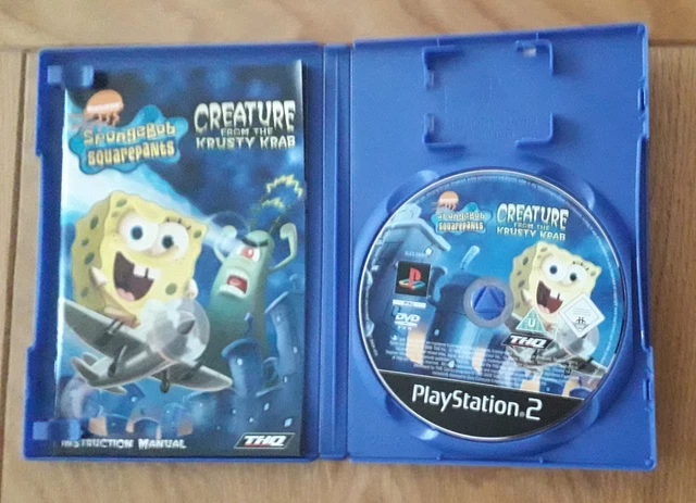 SPONGEBOB SQUAREPANTS CREATURE From The Krusty Krab PS2 Complete PAL ...