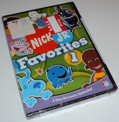 NICK JR. FAVORITES Vol. 1 One Nickelodeon (DVD NEW) Lazytown Blue's ...