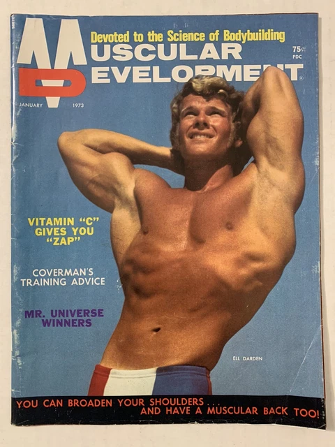 MUSCULAR DEVELOPMENT MAGAZINE January 1973 70s Muscle Bodybuilding ...