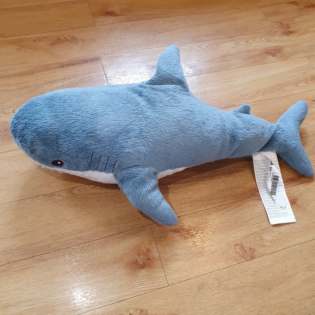 SMALL IKEA BLAHAJ Shark Pup Baby Soft Plush Toys 21 Inches Long Blue ...