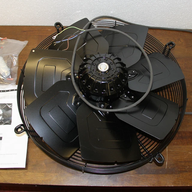 FAN HIDRIA R11R-42EFA-6M-5727, 230V 50/60Hz 0.67/0.90A 145/205W 940/1100RPM £169.99 - PicClick UK