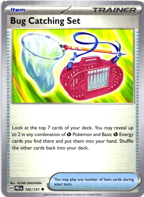 BUG CATCHING SET 102/131 - Pokemon Prismatic Evolutions - NM $2.84 ...