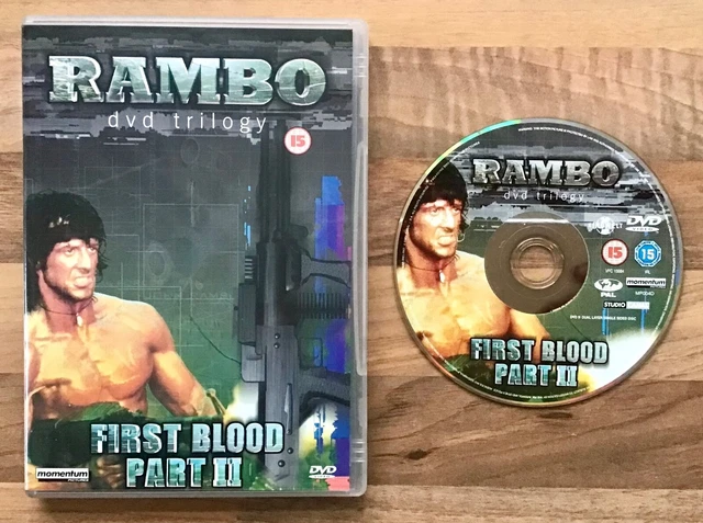 RAMBO - FIRST BLOOD PART II (DVD TRILOGY) SYLVESTER STALLONE - 80s DVD ...
