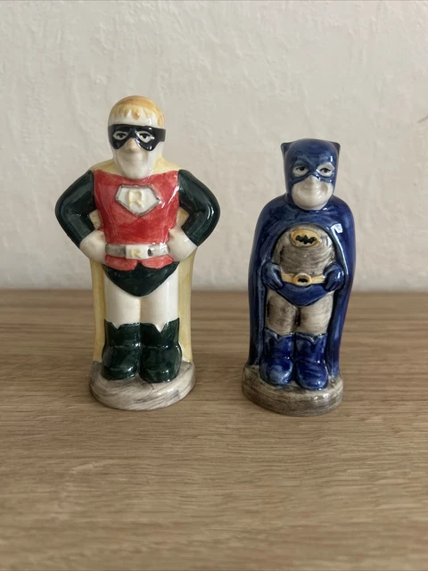 ONLY FOOLS AND HORSES SALT & PEPPER POTS Batman & Robin DEL BOY AND ...