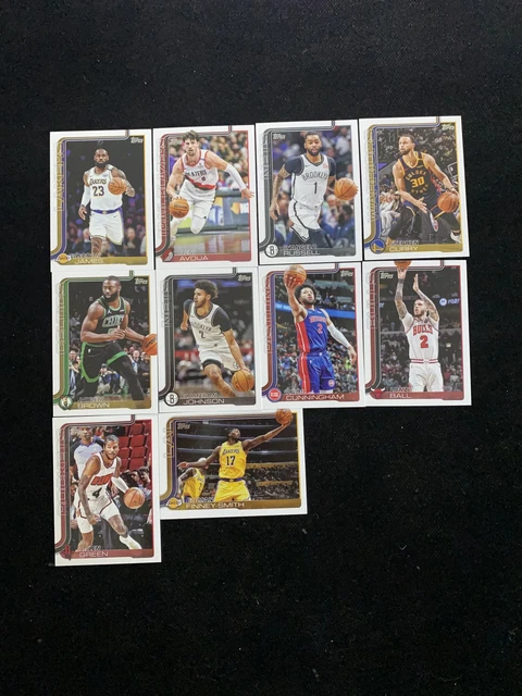 2025-26 TOPPS FLAGSHIP LeBron James Stephen Curry Lonzo Ball Lot*10 ...