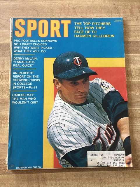 SPORT MAGAZINE JUNE 1970 Harmon Killebrew Twins Front Cover Denny ...