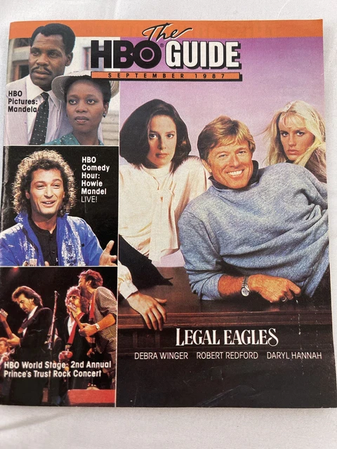 ORIGINAL VINTAGE HBO Guide Magazine Sep 1987 Legal Eagles Howie Mandel ...
