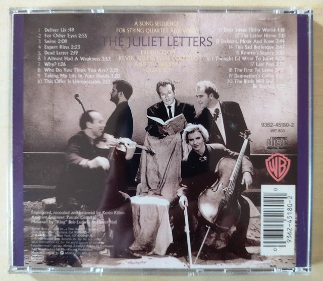 ELVIS COSTELLO AND The Brodsky Quartet: The Juliet Letters, CD, M/M ...