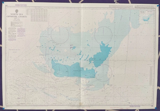 AMIRAUTÉ 266 NORD Mer Offshore Graphiques Carte Chart Maritime Genius ...