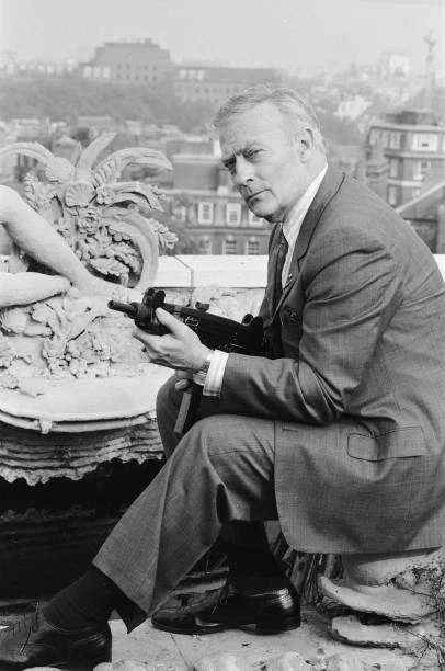 BRITISH ACTOR EDWARD Woodward who plays ex-agent Robert McCall- 1986 ...