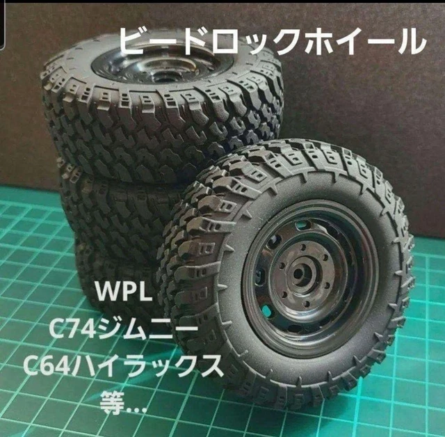 WPL JAPAN C74 Jimny C64 73mm tire set 4 pieces MN82 £84.55 - PicClick UK
