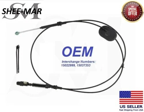 BRAND NEW AUTOMATIC Transmission Shift Cable Chevy/GMC OEM# 15037353 4 ...