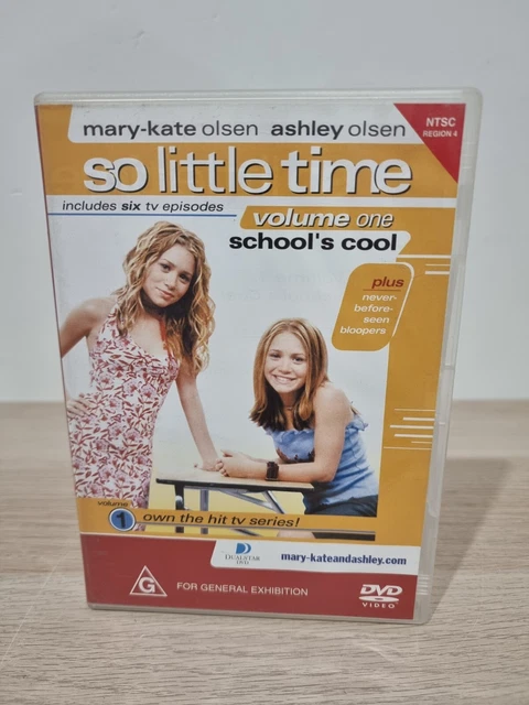 SO LITTLE TIME Volume 1 School's Cool DVD Region 4 NTSC Mary-Kate ...