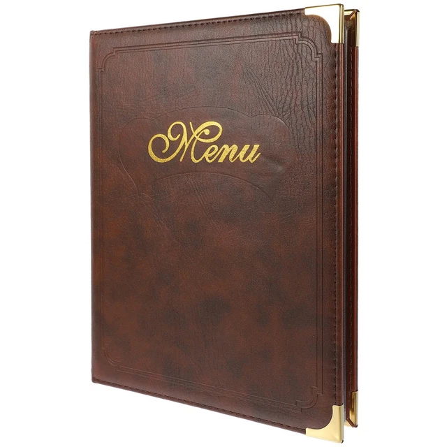 ORDER MENU BOOK Practical Menu Holding Book Simple Menu Book Meal Price ...