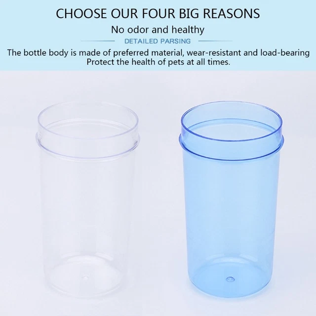 2 PACK BIRD Water Dispenser for Cage Parakeet Feeder and Drinker Set ...