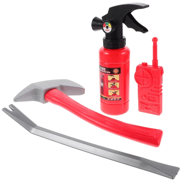 SIMULATED FIRE EXTINGUISHER Chief Toy Fake Firefighter Role Play £8.65 ...