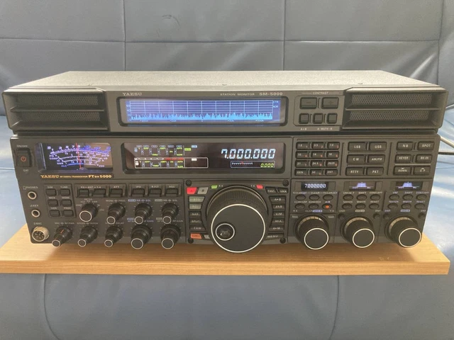 YAESU FTDX-5000MP (200W) HF/50MHz + SM-5000 + FH-2 Ham Elite Used Ship ...