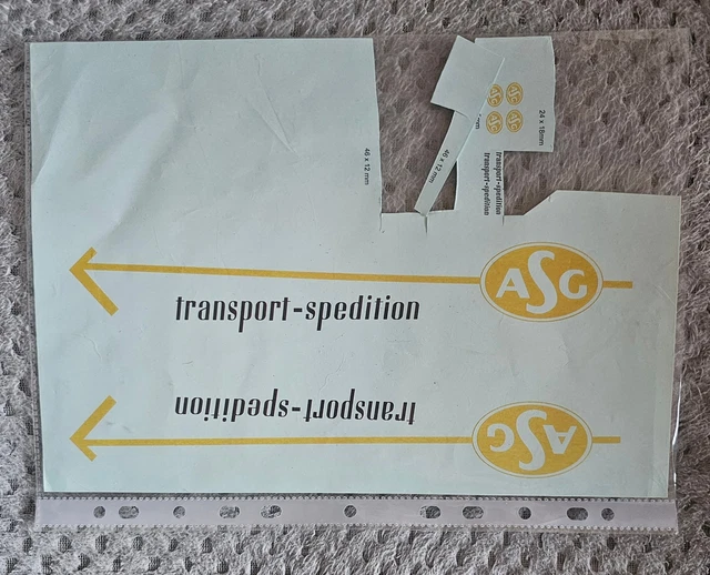 ASG TRANSPORT DECALS for scale model trailers £2.23 - PicClick UK