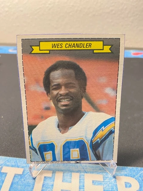 AUTOCOLLANTS WES CHANDLER Topps 1983 NEUF chargeurs San Diego EUR 7,33 ...