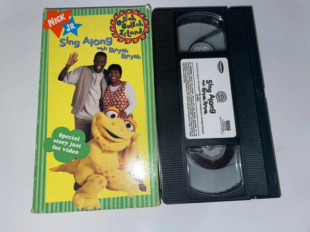 VINTAGE NICKELODEON NICK Junior Gullah Gullah Island Sing-Along Binya ...
